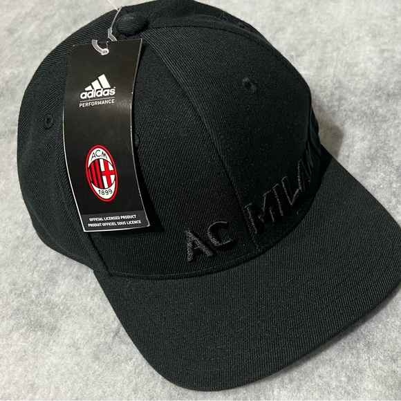 adidas | Accessories | Adidas Ac Milan Snapback Hat Cap Nwt Adjustable ...